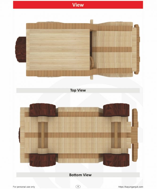 Jeep Wrangler Rubicon Wooden toy plans