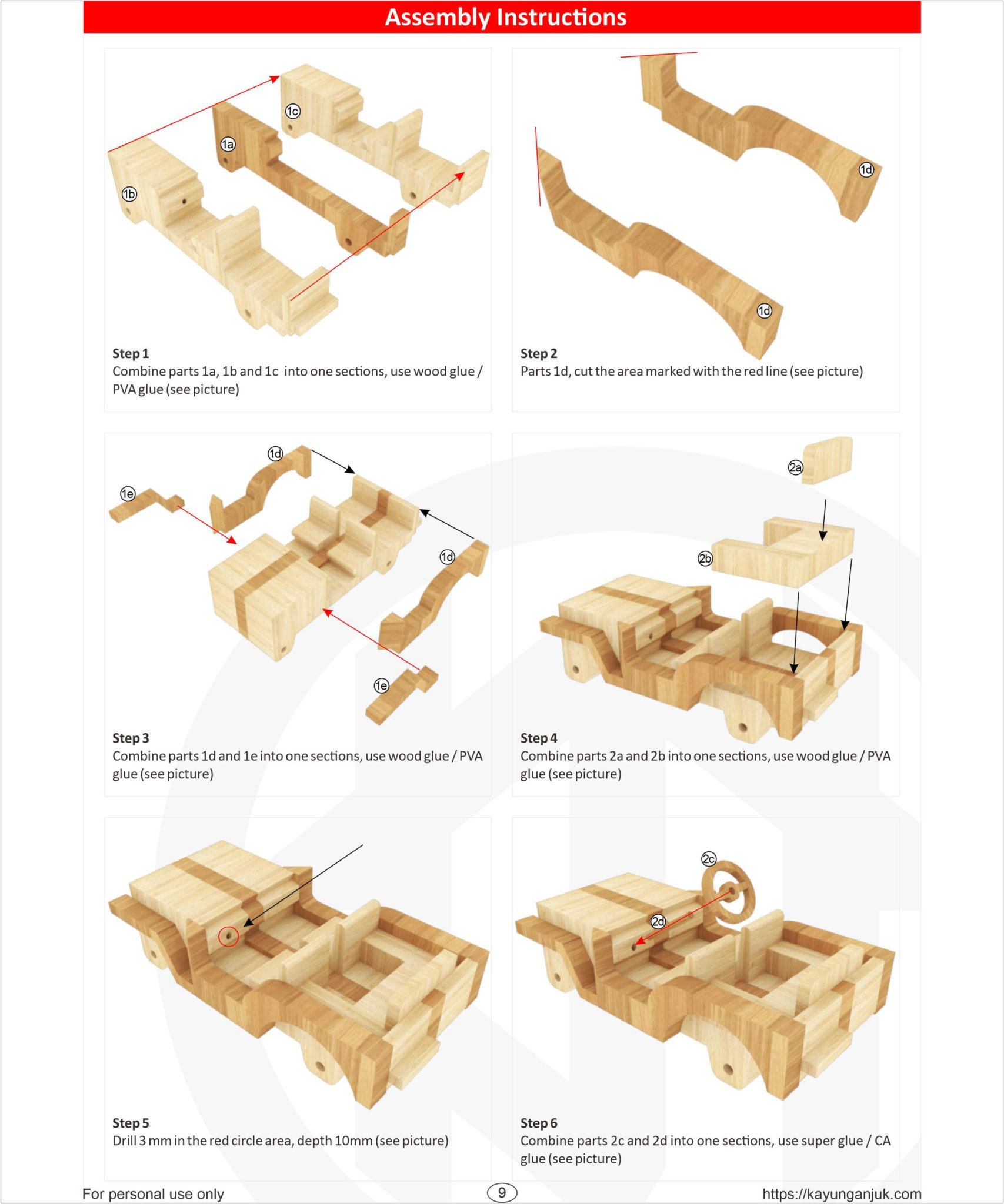 Jeep Willys Wooden toy plans download