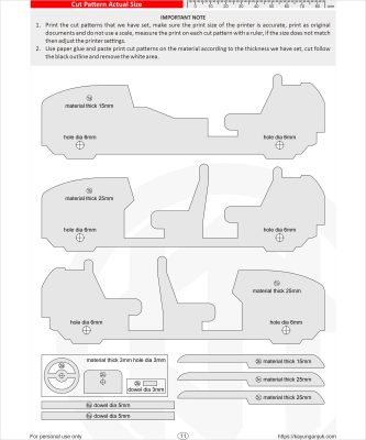 Austin Mini Wooden toy plans download PDF