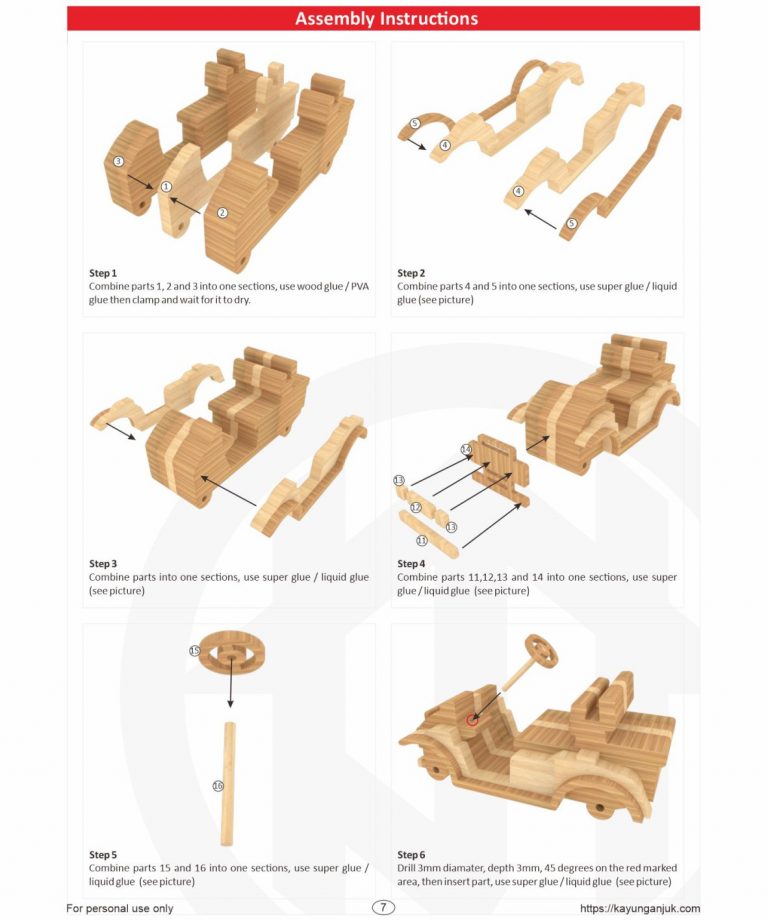 Golf Cart Wooden toy car plans download - Kayu Nganjuk