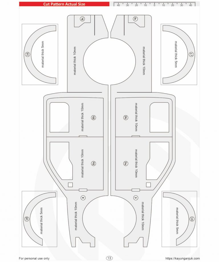 Ford F150 Raptor Fullset Wooden toy car plans - Kayu Nganjuk