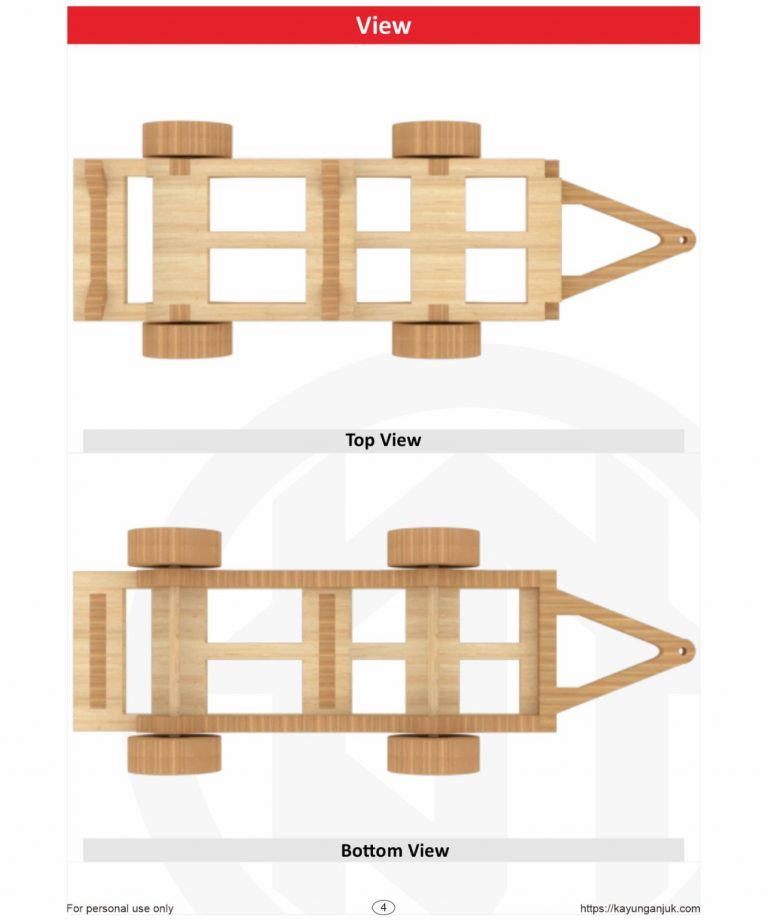 Ford F150 Raptor Fullset Wooden toy car plans - Kayu Nganjuk