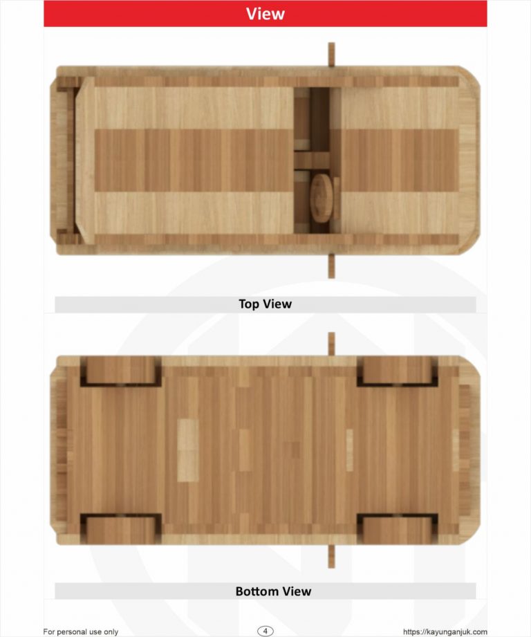 Ford Pickup Truck Wooden toy plans download PDF