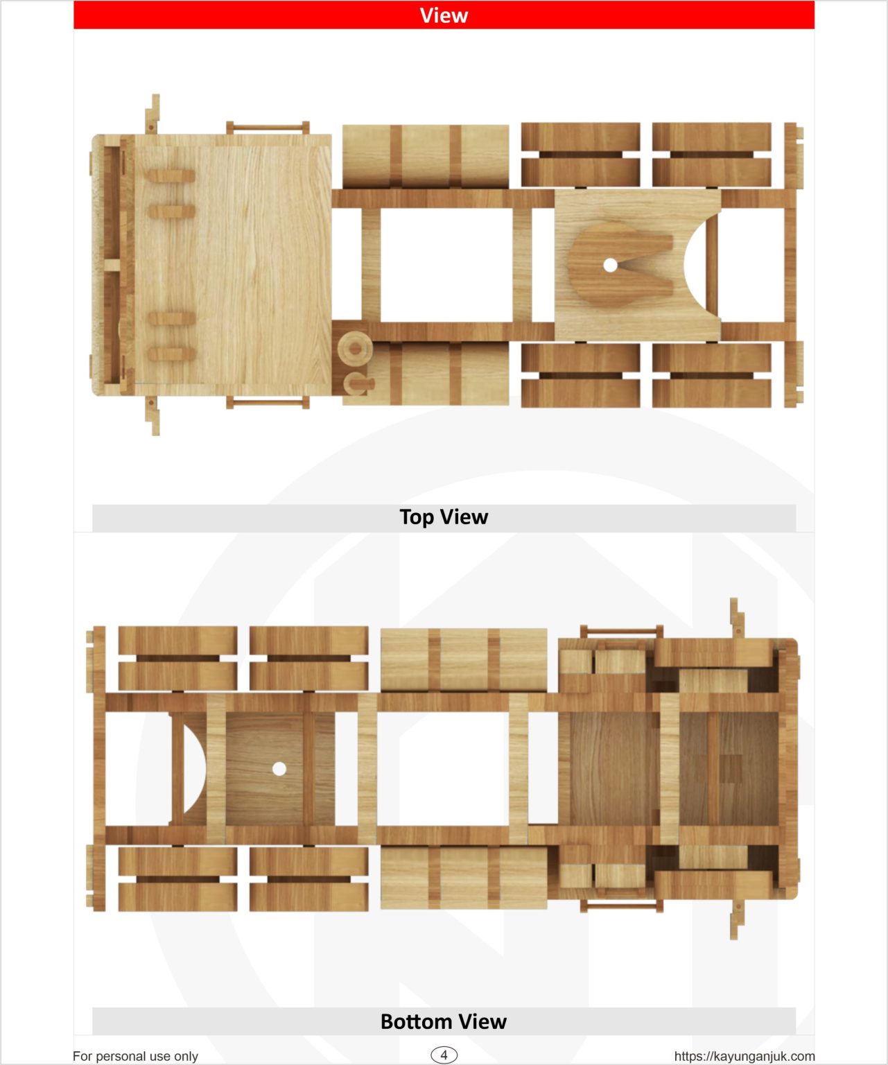 Cabover Truck Wooden toy plans download - Kayu Nganjuk