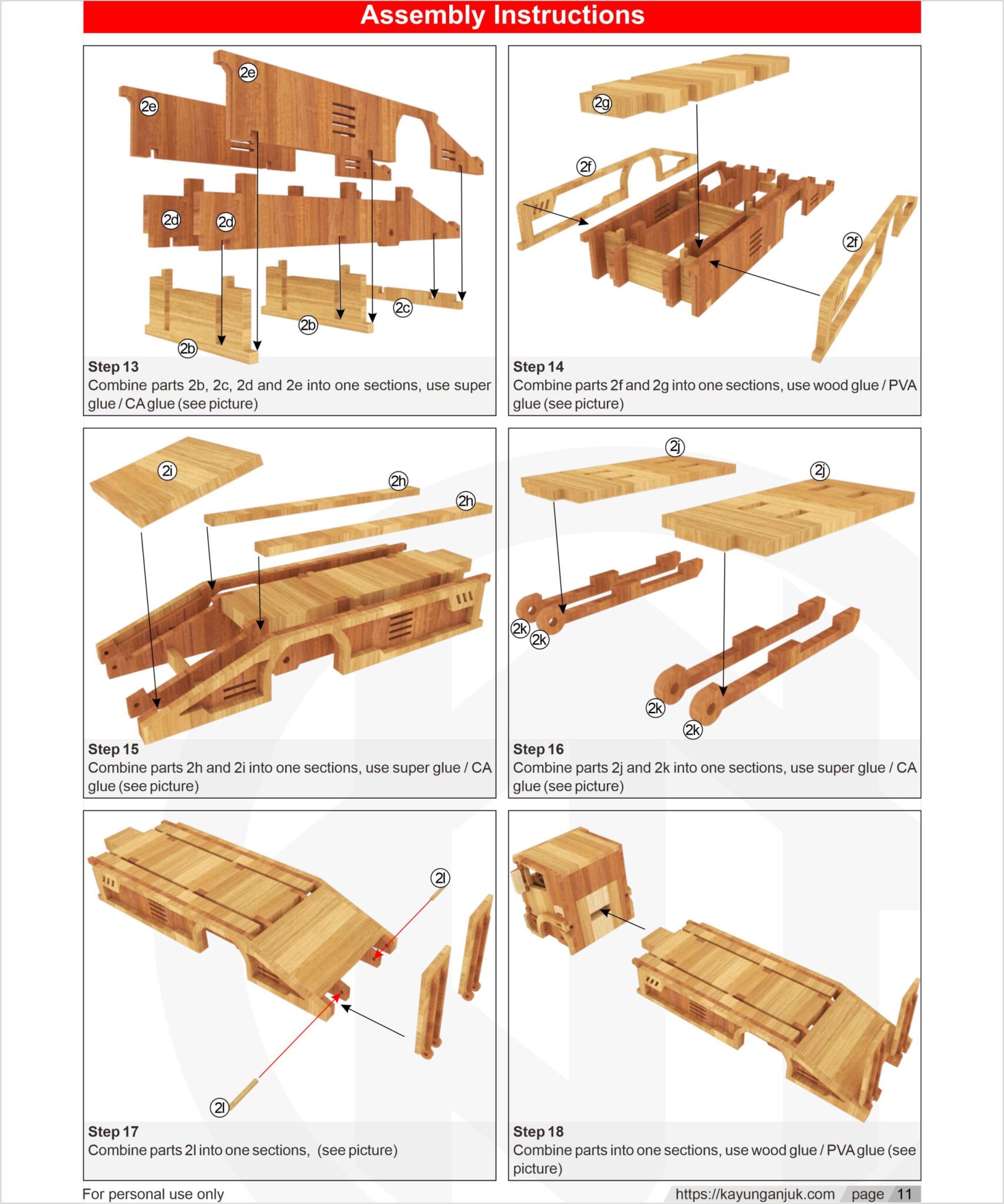 Agrale Towing Truck Wooden toy plans download PDF