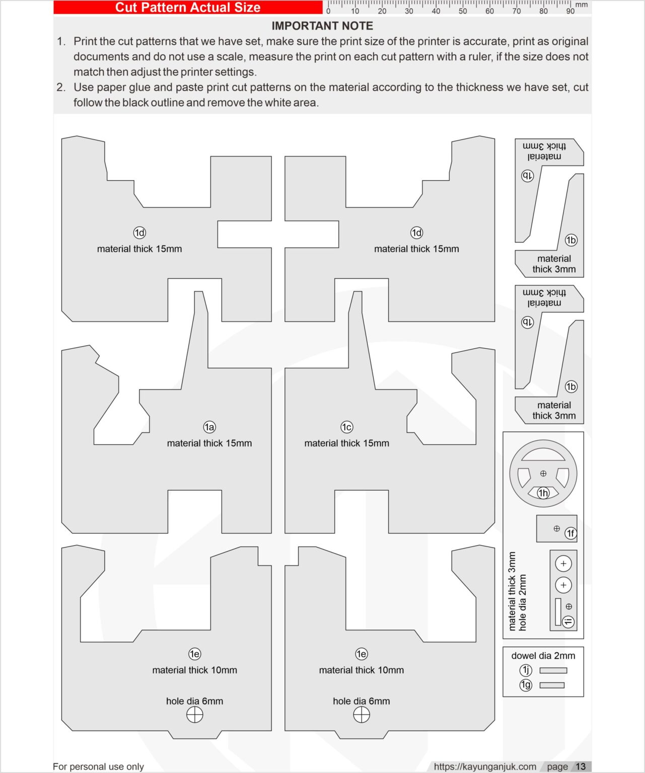 Agrale Towing Truck Wooden toy plans download PDF