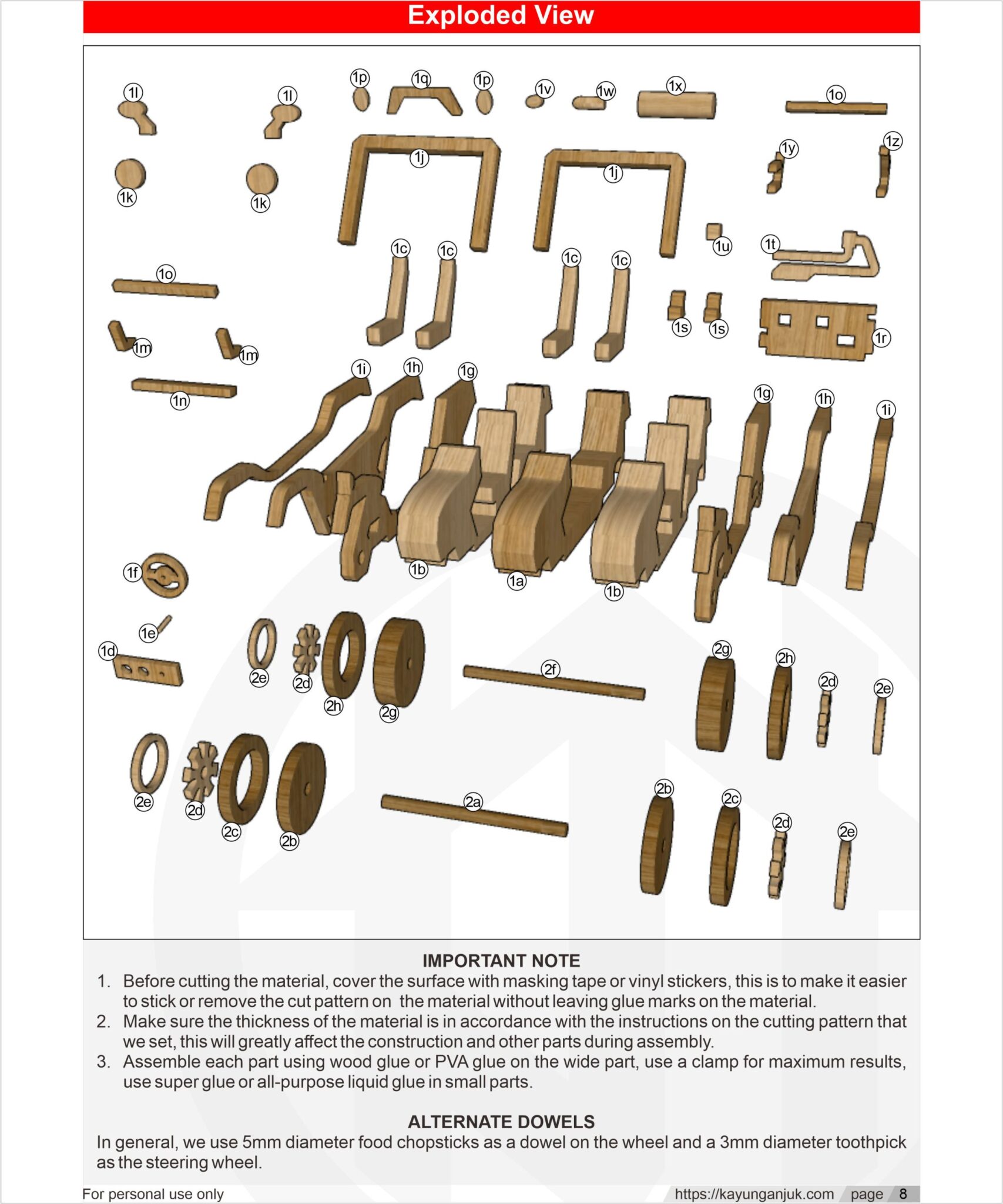 Volkswagen Buggy Meyers Manx 1965 Wooden toy cars plans download PDF