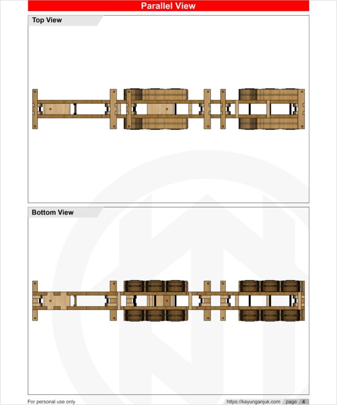 Logging Trailer Wooden toy truck plans and patterns download PDF